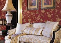 China Moisture Resistant European Style Wallpaper Durable PVC Wallpaper For Bed Room / Living Room for sale