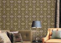 China European Damask Printing Embossed Washable Vinyl Wallpaper 0.53*9.5M for sale