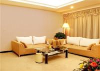 China White / Beige Home Decor Wallpape , Sofa Background Velvet Textured Wallpaper for sale