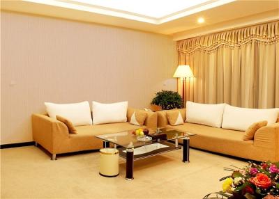 China White / Beige Home Decor Wallpape , Sofa Background Velvet Textured Wallpaper for sale