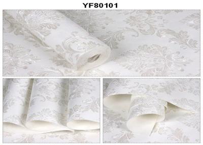 China Pasted 0.53*10M Self Adhesive Wallpaper Nonwoven Wallcoverings With Foam Technology for sale