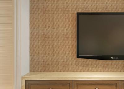 China Eco - Friendly 3D Bamboo Weaving Removable Wall Coverings With 0.45*10M for sale