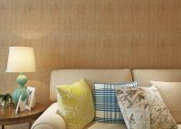 China Eco - Friendly 3D Bamboo Weaving Removable Wall Coverings With 0.45*10M for sale