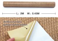 China Eco - Friendly 3D Bamboo Weaving Removable Wall Coverings With 0.45*10M for sale