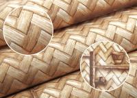 China Bamboo Weaving Tea Pot Pattern PVC Room Decoration Wallpaper Self Adhesive for sale