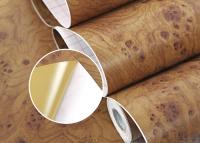China Durable Wood Grain Printing Modern PVC Self Adhesive Wallpaper , 0.45*10M for sale