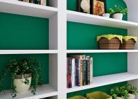 China Economical Deep Green Color PVC Self Adhesive Wallpaper With Printed Process for sale