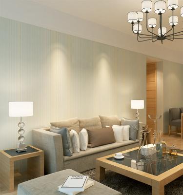 China Non-woven breathable low flammability embossed vinyl wallpaper for sale