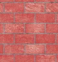 China 3D Brick Printing Natural Style Modern Removable Wallpaper , 0.53*10M PVC Material for sale