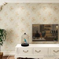 China Simple Beautiful Flower embossed Waterproof Vinyl Wallpaper Coverings for sale