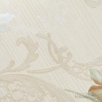 China Simple Beautiful Flower embossed Waterproof Vinyl Wallpaper Coverings for sale