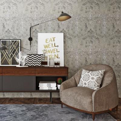 China Fashion Bedroom Plant Fiber Particle Wallpaper China Manufacture for sale