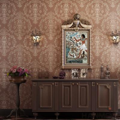 China HML8A004 Interior Wallpaper 0.53*10M , High End Wallpaper Non-woven Paper Material for sale