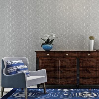 China 0.53*10M/Roll Living Room Wallpaper , Modern Embossed Wallpaper for sale