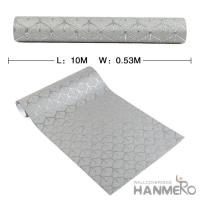 China 0.53*10M/Roll Living Room Wallpaper , Modern Embossed Wallpaper for sale
