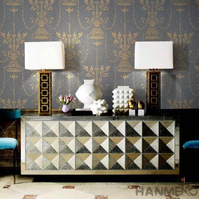 China Room Interior Wallpaper Natural Fiber Material 0.53*10M Size HML8A013 for sale