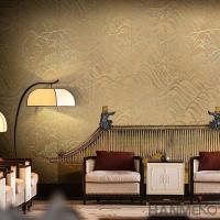 China Nightclub Wallpaper Decoration Bronzing Plant Fiber Particle Golden Color for sale