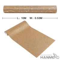 China Nightclub Wallpaper Decoration Bronzing Plant Fiber Particle Golden Color for sale