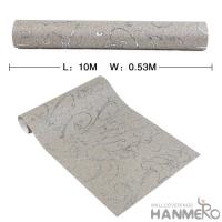 China Unique Plant Fiber Particle Wall Paper 0.53*10M for sale
