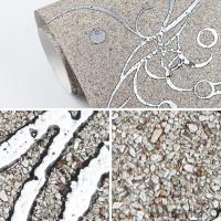 China Unique Plant Fiber Particle Wall Paper 0.53*10M for sale