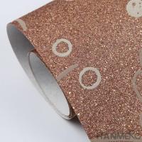 China Bedroom Interior Wallpaper Designer Plant  Fiber Particle 0.53*10M Size for sale