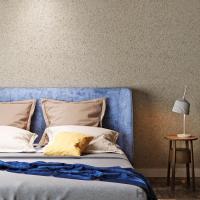 China Natural Material Bedroom Feature Wallpaper Stone Textured Interior Room Decor for sale