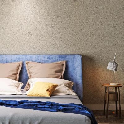 China Natural Material Bedroom Feature Wallpaper Stone Textured Interior Room Decor for sale