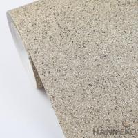 China Natural Material Bedroom Feature Wallpaper Stone Textured Interior Room Decor for sale