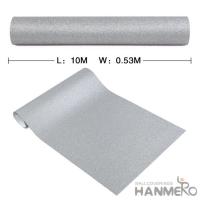 China Fancy Simple Design Wallcovering Natural Mica Wallpaper 0.53*10M Roll for sale