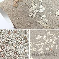 China Natural Plant  Fiber Particle Interior Wallpaper Hotel Office Decor for sale