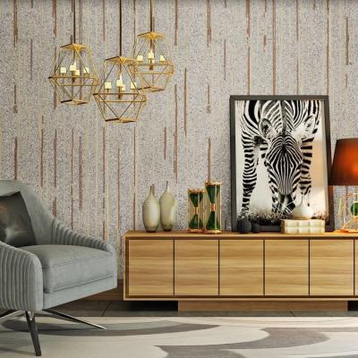China Chinese Factory Supplier Plant Fiber Particle Wallpaper Modern Style Wholesale for sale