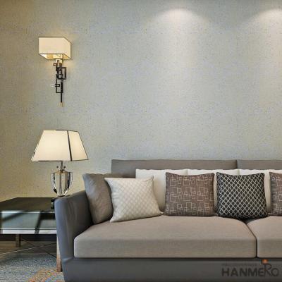 China Yellow 0.53*10m/Roll Home Decor Plant Fiber Particle  Wallpaper in Wholesale Rate for sale