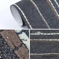 China Stripes Hot Selling Good design Best Prices Home Decor Plant Fiber Particle Wallpaper for sale