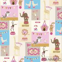 China Fancy Interior Kids Bedroom Wallpaper Animals Design Non Woven Paper Material for sale