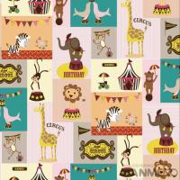 China Fancy Interior Kids Bedroom Wallpaper Animals Design Non Woven Paper Material for sale