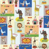 China Fancy Interior Kids Bedroom Wallpaper Animals Design Non Woven Paper Material for sale