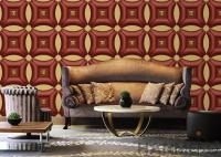 China Golden Color Decorative 3D Home Wallpaper , PVC Wallpaper For House Interior for sale