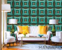 China Golden Color Decorative 3D Home Wallpaper , PVC Wallpaper For House Interior for sale