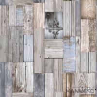 China 3D Wood Design Kitchen Bathroom Wallpaper , Durable PVC Wallcovering for sale