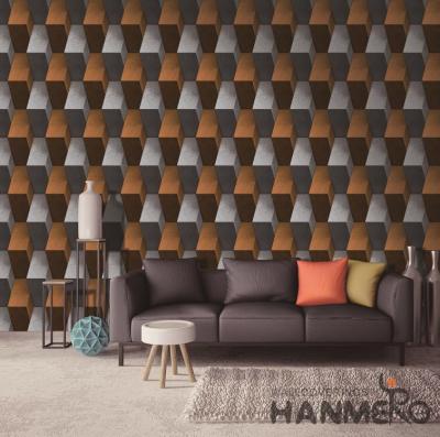 China Interior Room Decor 3D Home Wallpaper PVC Wall Covering Popular Modern Style for sale