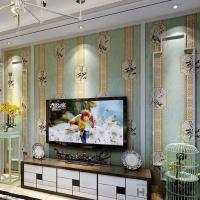 China Study Room Decorative Wallcovering Chinese Factory Nature Suede Wallpaper 0.53*10M for sale