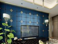 China Purple Color Suede Wallpaper Geometric Design Sofa Backgroung Chinese Factory Supplier for sale