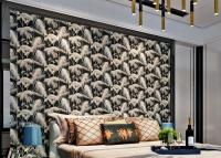 China Household Modern Flocked Wallpaper For Bedroom Walls , Non Woven Materials for sale
