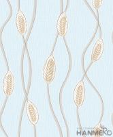 China Suede Modern Vines Leaves Design Wallpaper 0.53*10M Nature Sense Kids Bedroom Decor for sale