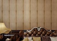 China Yarn Modern Removable Wallpaper 0.53m Brown Living Room Wallpaper for sale