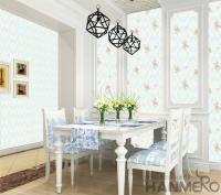 China Luxury Floral PVC 0.53*10M Wallpaper European Style Living Room Bedroom Decor in Stock for sale