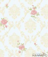 China Luxury Floral PVC 0.53*10M Wallpaper European Style Living Room Bedroom Decor in Stock for sale