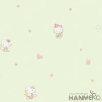 China CE certificate Economical Hello Kitty Cartoon Wallpaper Kids Bedroom Decoration Wallcovering for sale