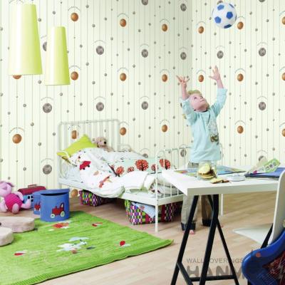 China Best Selling Football Design Walllpaper Modern Chinese Manufacturer PVC Kids Room for sale