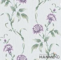 China TV Background Mould-Proof Modern Removable Flowers Wallcovering Wallpaper Eco-Friendly for sale